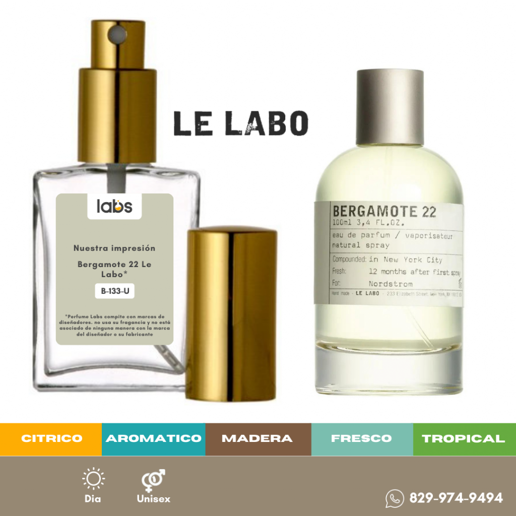 Bergamote 22 Le Labo – Perfume Labs República Dominicana